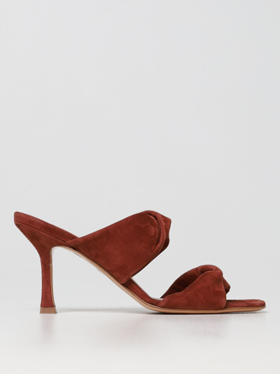 Anna F Heeled Sandals . Women In Brick Red | ModeSens