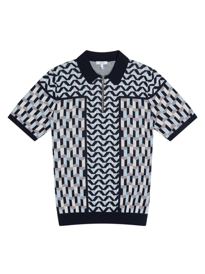 Reiss Egon Polo Shirt In Egon Blue | ModeSens