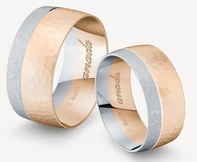 Pre-owned Anada 333 Gold - Wedding Rings Bicolour Red White Price For ...