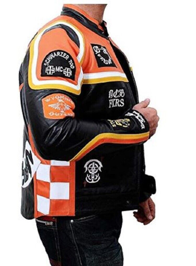 Pre-owned Skin Harley Davidson Mickey Rourke Biker Leather Jacket ...
