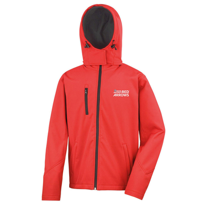 Pre-owned Red Arrows Hooded Jacket Softshell Coat Raf Royal Air Forces ...