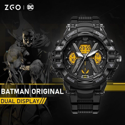 Pre-owned Zgo Warner Dc Original Dark Night Batman Wristwatch Sport ...