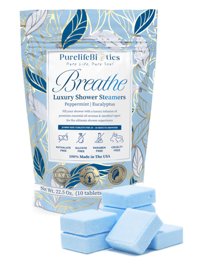 Purelife Biotics Women's Breathe Shower Steamers (jumbo) | ModeSens