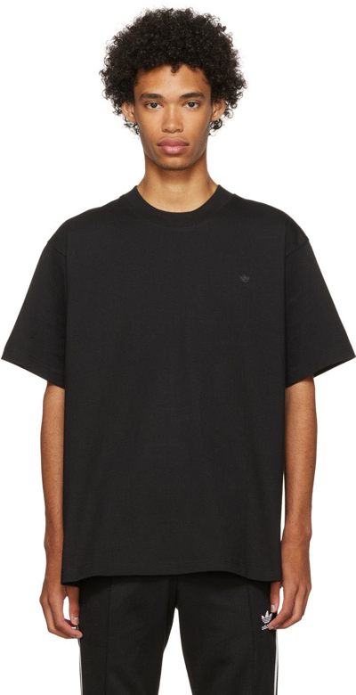 Adidas Originals Adicolor Contempo Black Cotton T-shirt | ModeSens