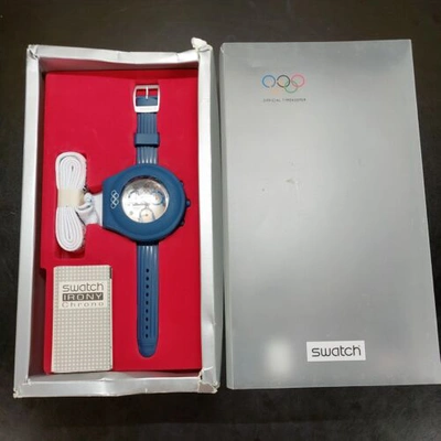 Pre-owned Swatch Irony Chrono Olympic Edition Athens 2004 | ModeSens