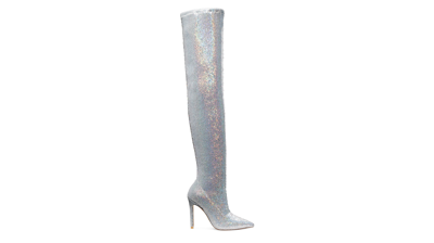 Stuart Weitzman Ultrastuart 110 Stretch Boot In Iridescent | ModeSens
