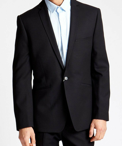 Pre-owned Handmade Mens Black Suit 2 Pc Slim Fit Suit Elegant Evening ...