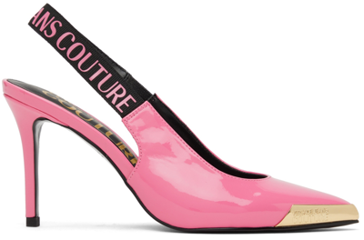 Versace Jeans Couture Pink Scarlett Slingback Heels | ModeSens