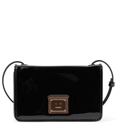Acne Studios Mini Crossbody Face Bag In Black | ModeSens