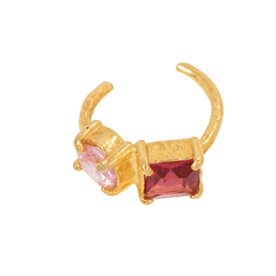 Christie Nicolaides Isla Ear Cuff Pink | ModeSens