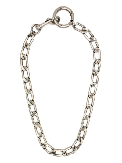 Balenciaga Element Chain Choker Necklace In Silver | ModeSens