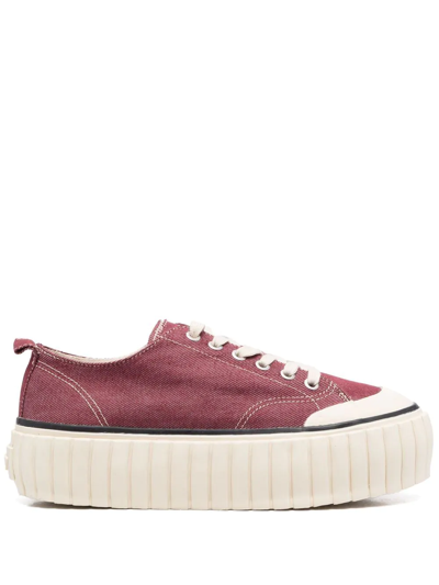Diesel Chunky-sole Low-top Sneakers In Red | ModeSens