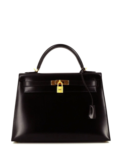 Pre-owned Hermes 2016 Kelly Two-way Bag In 黑色 | ModeSens