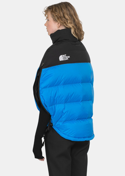 Mm6 Maison Margiela Blue The North Face Down Circle Jacket In Lake Blue ...