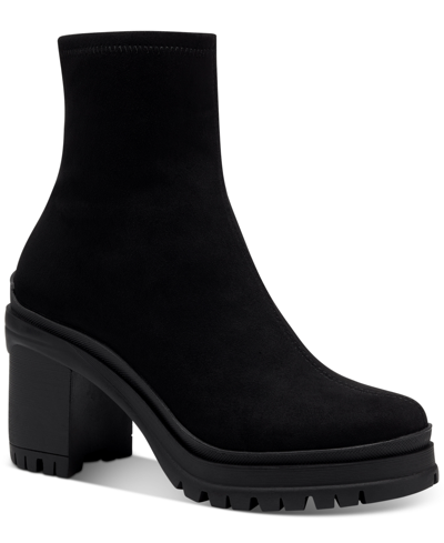 Bar Iii Fallun Lug-sole Booties, Created For Macy's Women's Shoes In ...