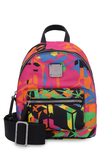 Mcm Stark Crossbody In Cubic Camouflage Nylon In Multi | ModeSens