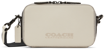 Coach Off-white Charter Slim Messenger Bag In Chalk/steam | ModeSens