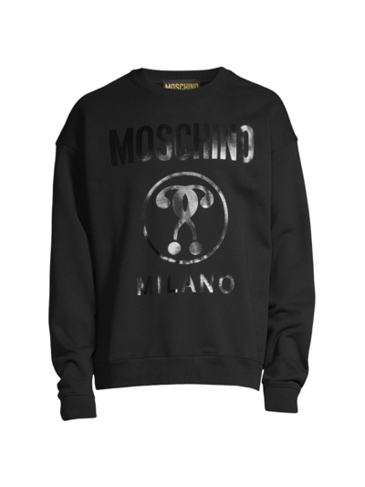 Moschino Double Question Mark Sweater Zwart Zra1702 7028 555 In Black ...