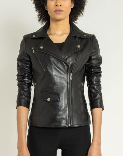 Cuir Dimitri Leather Jackets Heidi Women's Leather Jacket In Black ...