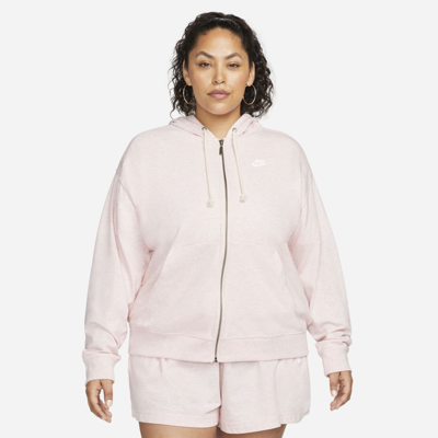 Nike Sportswear Gym Vintage Women's Full-zip Hoodie In Pink | ModeSens