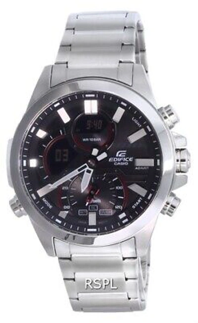Pre-owned Casio Edifice Smartphone Link Analog Digital Quartz Ecb-30d-1a 100m Men's Watch | ModeSens