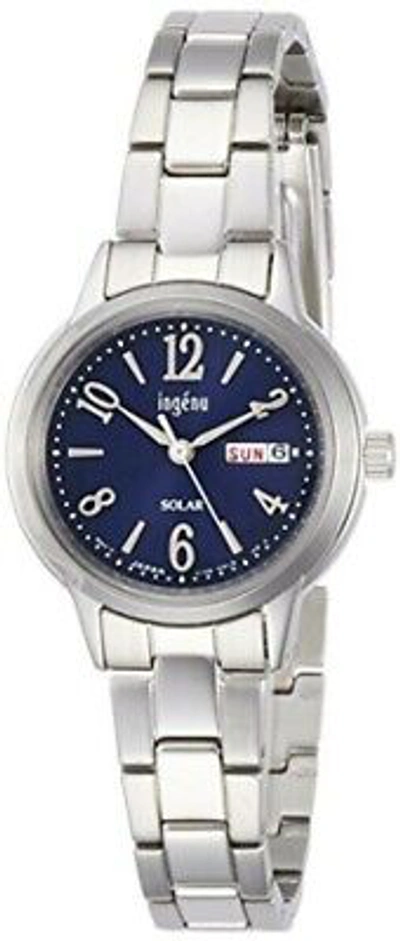 Pre-owned Seiko Watch Ingenu Solar Ahjd104 Ladies Silver | ModeSens