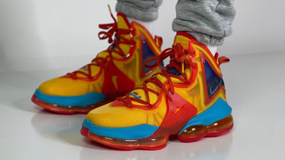 Pre-owned Nike Lebron Xix 19 Yellow Basketball Shoes - Space Jam - Tune ...