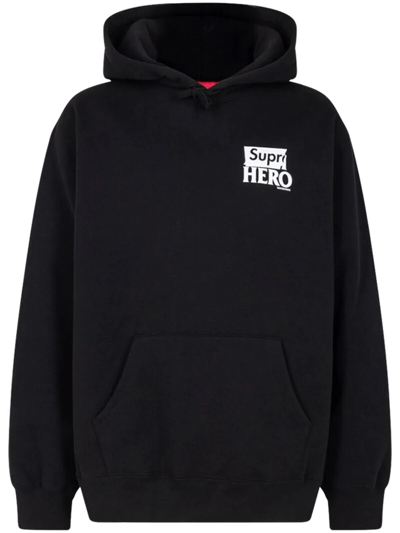 Supreme X Antihero Hoodie In Black | ModeSens