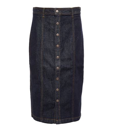 Polo Ralph Lauren Denim Pencil Skirt In Claudia Wash | ModeSens