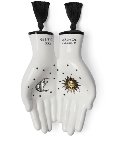 Gucci Hand-shaped Trinket Tray In White | ModeSens