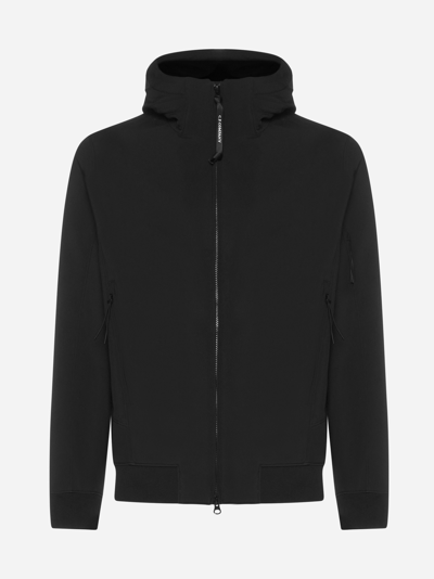C.p. Company Jacket Shell-r Hoodie Nero In Black | ModeSens