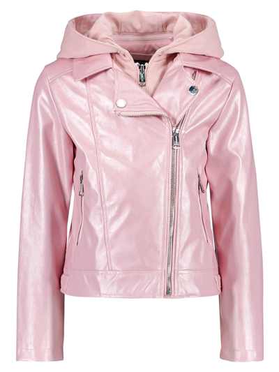Guess Kids Jacket For Girls In Pink | ModeSens