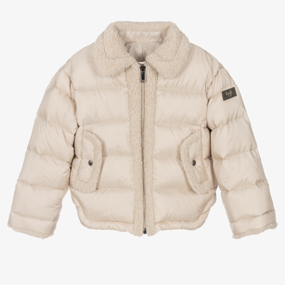 Il Gufo Babies' Girls Beige Down Puffer Coat | ModeSens