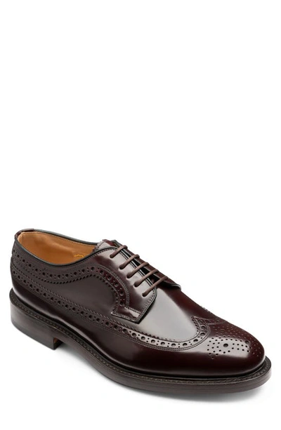 Loake Royal Wingtip Derby In Oxblood | ModeSens
