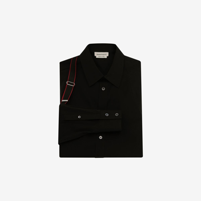 Alexander Mcqueen Signature Harness Shirt In Black | ModeSens