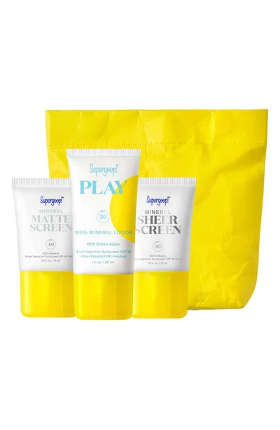 Supergoop 100% Mineral Sunscreen Starter Set Usd $29 Value | ModeSens