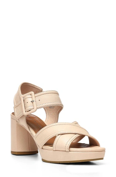 Donald Pliner Geni Platform Sandal In Putty | ModeSens