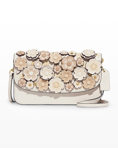 Coach Hayden Tea Rose Leather Crossbody Bag In Chalk | ModeSens