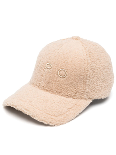Iro Faux Fur Logo Cap In Neutrals | ModeSens