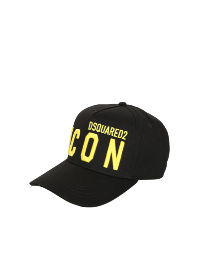 Dsquared2 Hat With Icon Logo By Dsquared 2 In Black | ModeSens