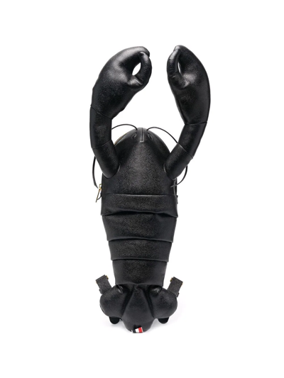 Thom Browne Pebbled Leather Lobster Backpack In Black | ModeSens