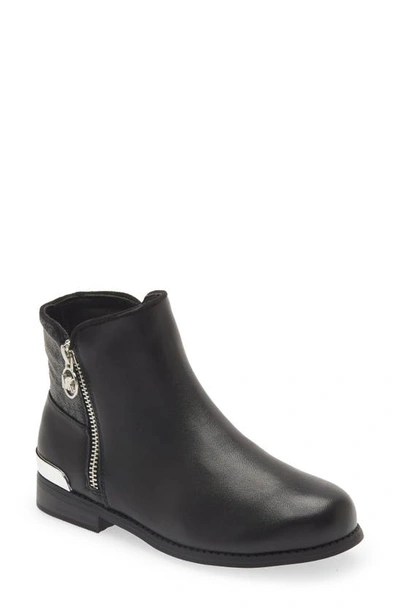 Michael Michael Kors Kids' Emma Theodora Logo Bootie In Black / Silver ...