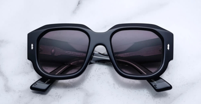 Jacques Marie Mage Lacy - Skye Sunglasses In Navy Blue | ModeSens