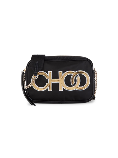 Jimmy Choo Women's Lorelle Logo Camera Bag In Black | ModeSens