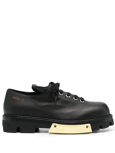 Oamc Exit Derby Shoes In Black | ModeSens