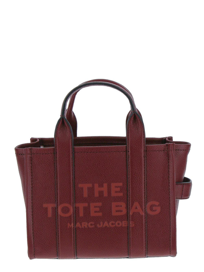 Marc Jacobs The Leather Mini Tote Bag In Red | ModeSens
