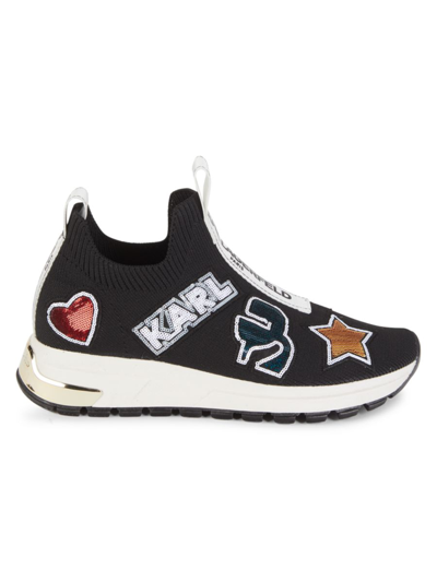 Karl Lagerfeld Women's Melosa Logo Embellished Slip-on Sneakers In ...