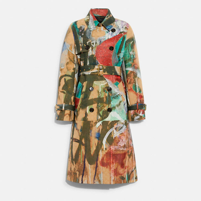 Coach X Mint + Serf Trench Coat In Multi | ModeSens