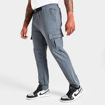 Supply And Demand Men's Cargo Jogger Pants In Iron Gate | ModeSens
