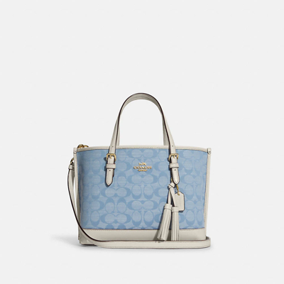 Coach Mollie Tote 25 In Signature Chambray | ModeSens